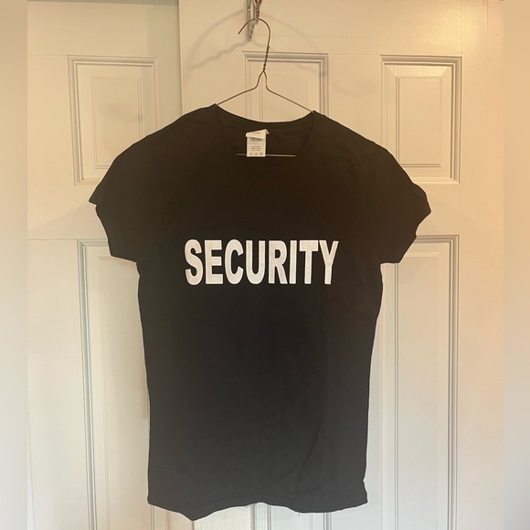 Gildan | Tops | Gildan Black Security Tee Short Sleeve | Poshmark